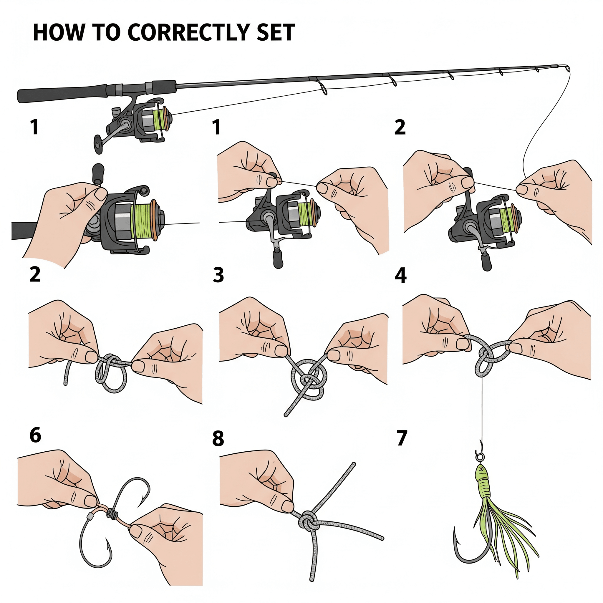 Fishing Rod, Reel & Line Setup: Amazing 7-Step Master Guide